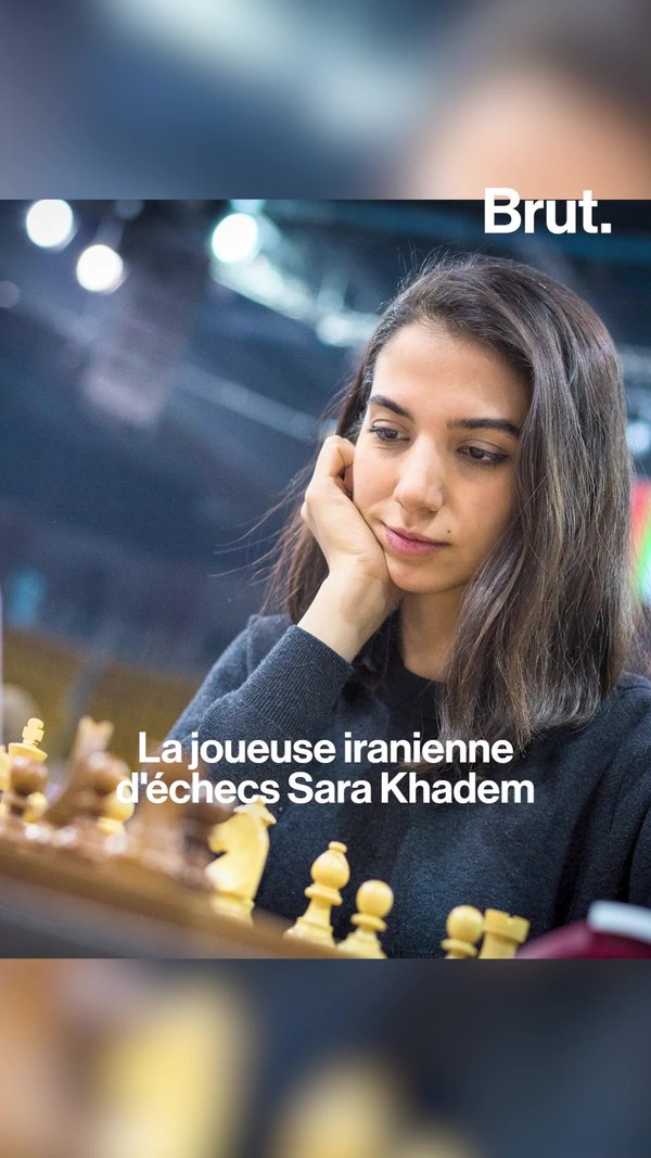 Iran : Sara Khadem sans hijab aux championnats du monde d’échecs | Brut.
